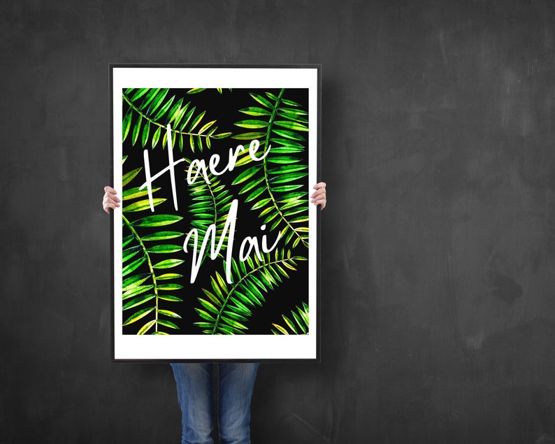 Haere Mai - Welcome - New Zealand - Maori Language - Te Reo Maori - Etsy