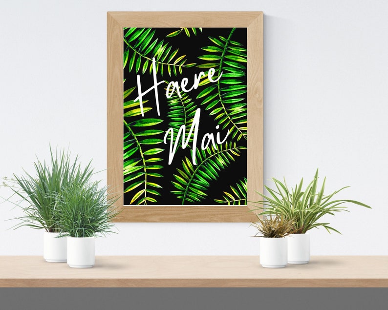 Haere Mai - Welcome - New Zealand - Maori Language - Te Reo Maori - Etsy