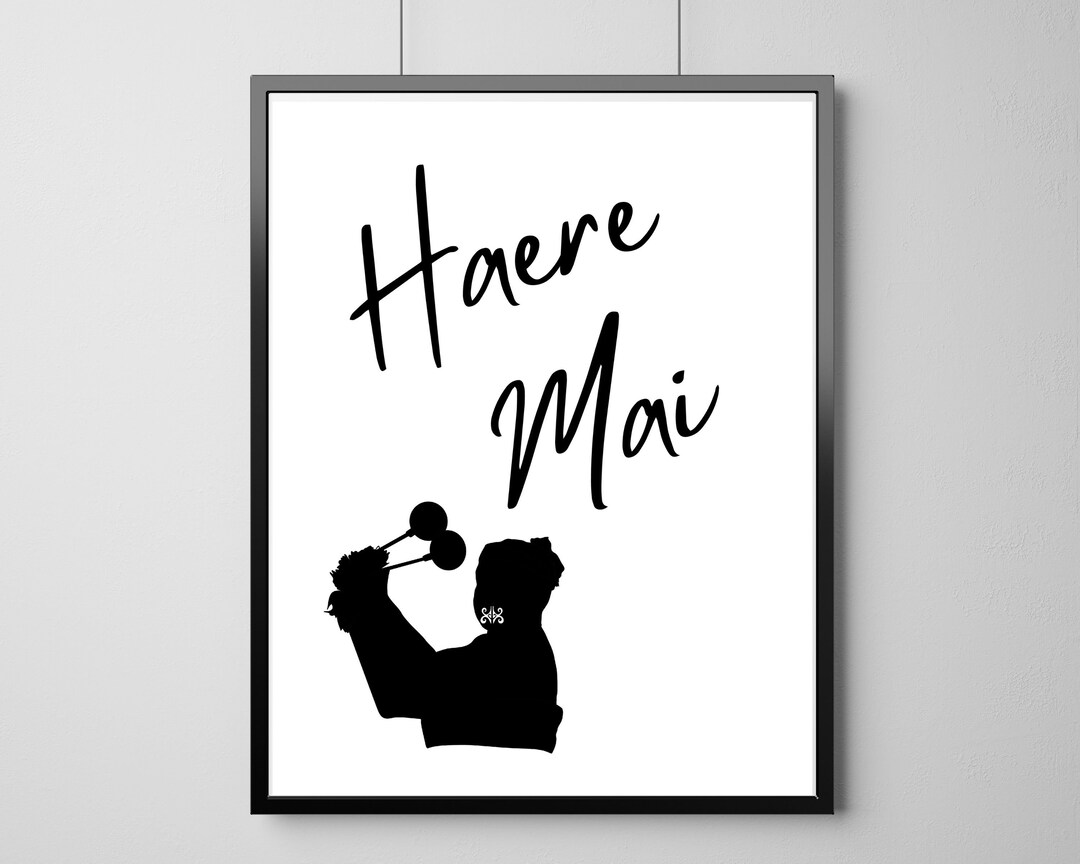 Haere Mai - Welcome - Maori Language - Te Reo Maori - New Zealand - Etsy