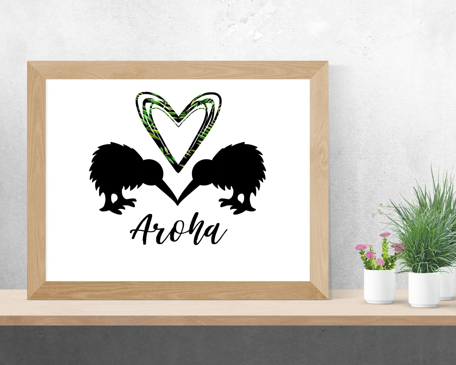New Zealand Prints Maori Kiwi Print Maori Language Te - Etsy