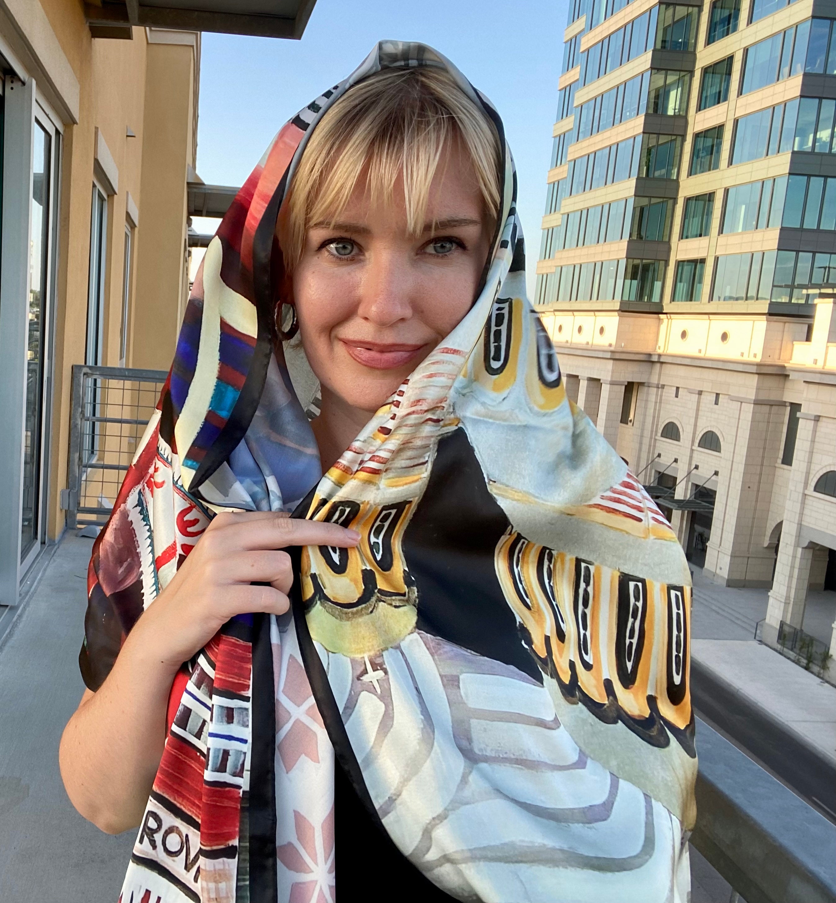 Satin Scarf bulgarian Soul 27X55. Perfect Gift for Christmas or ...