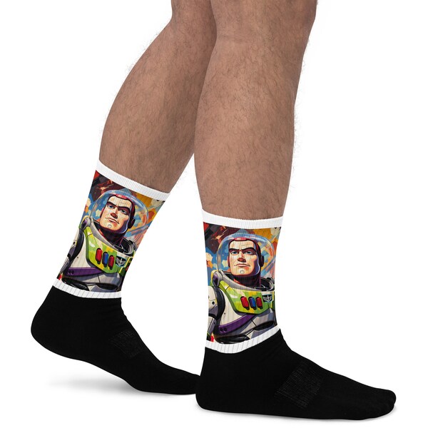 Buzz Lightyear Socks - Etsy