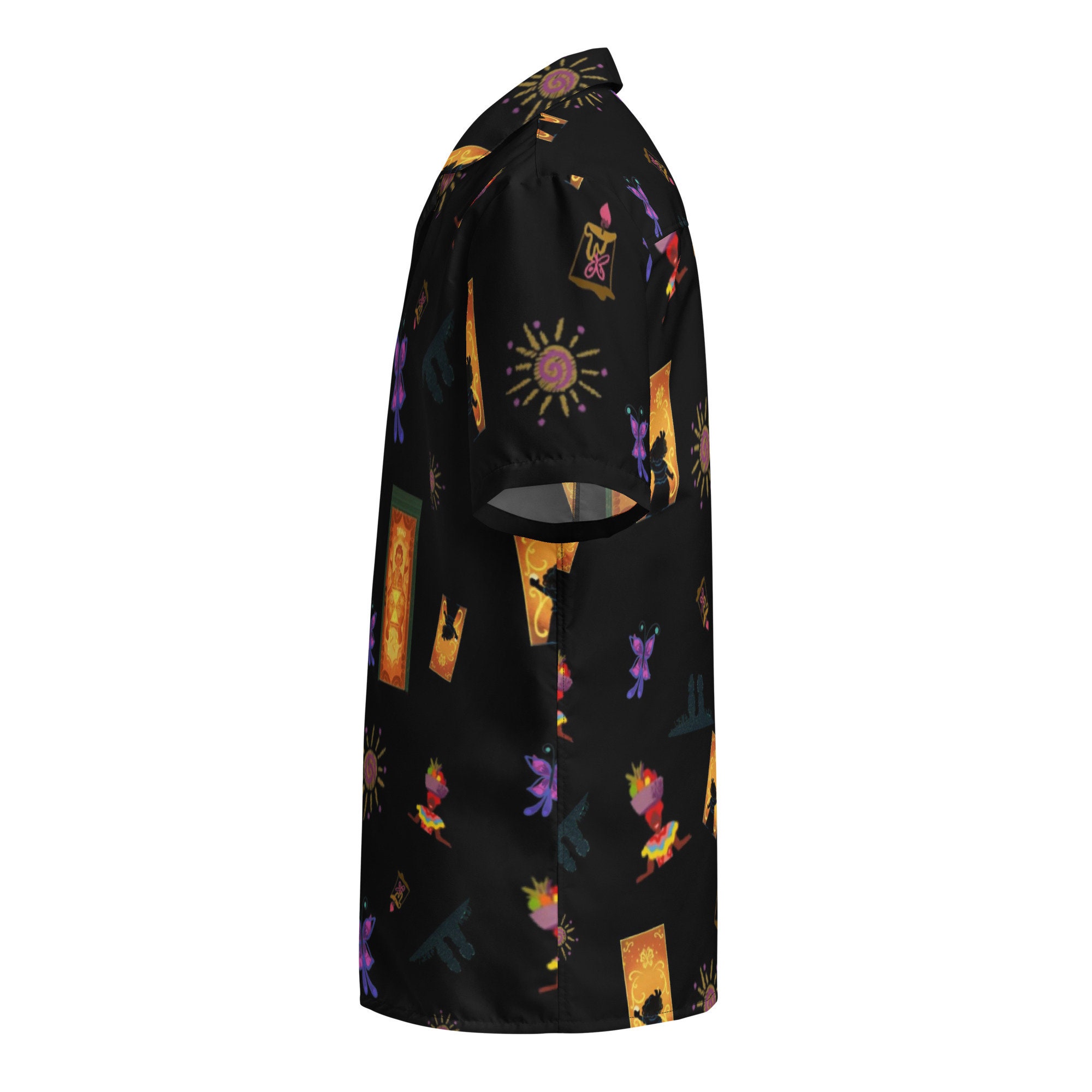 Disney Encanto Inspired Pattern Button Down Shirt-disneyworld - Etsy