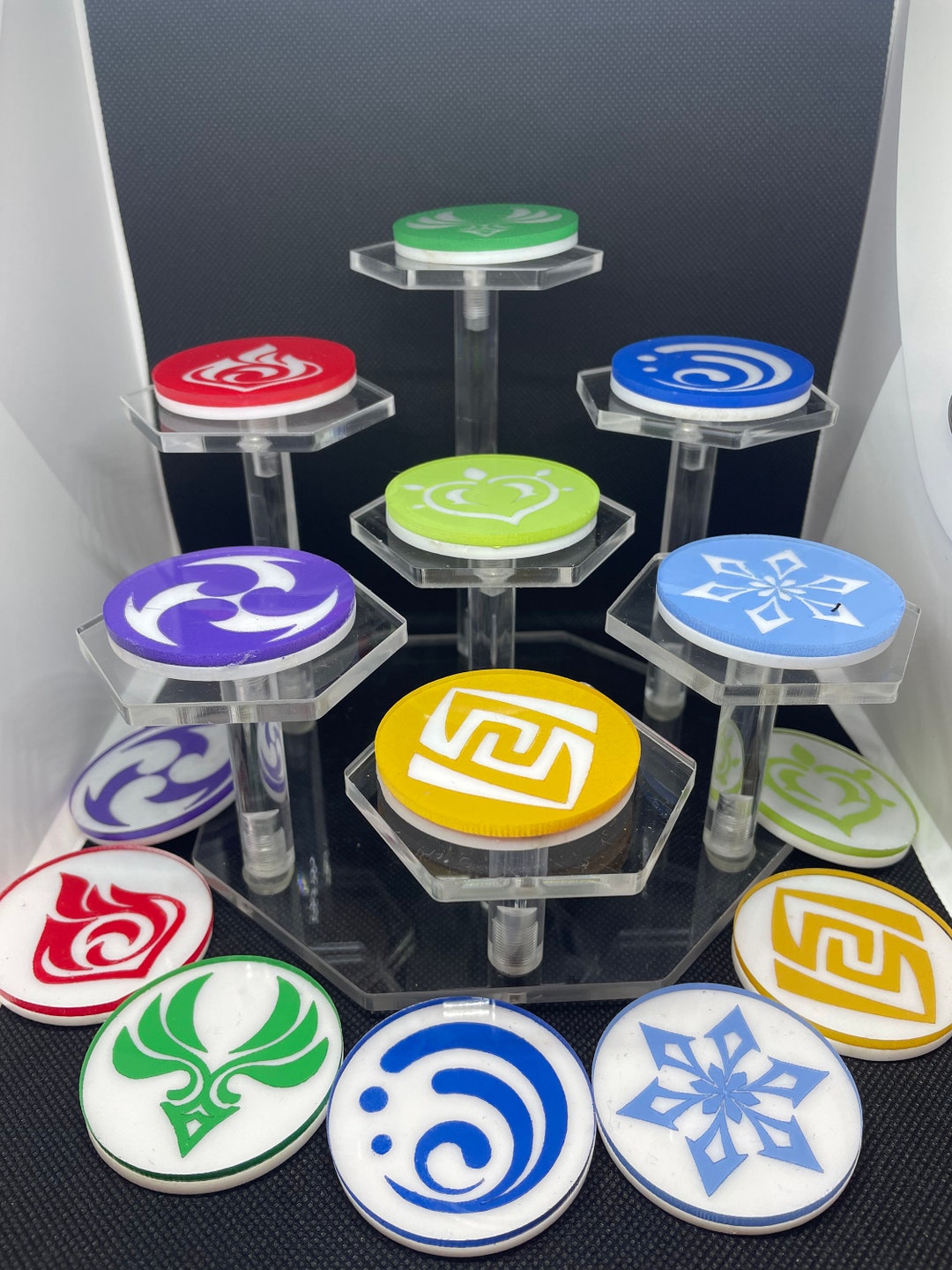 Genshin Impact Element Magnets | Elemental Reactions Pyro Hydro Cryo ...