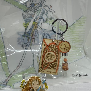 One Piece Colored Charms/ornaments | Luffy Zoro Nami Usopp Sanji ...