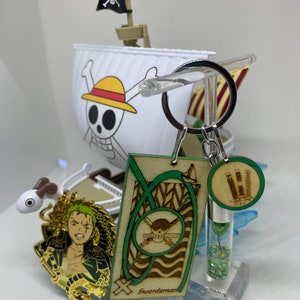 One Piece Colored Charms/ornaments | Luffy Zoro Nami Usopp Sanji ...