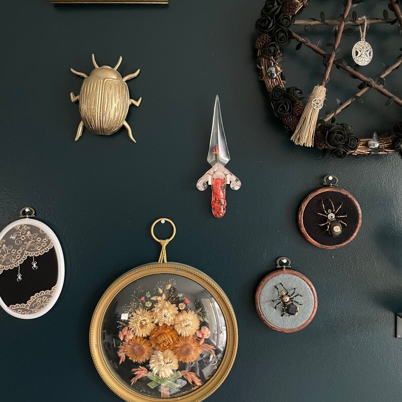 Dagger Floral Decoration Epoxy Resin Dried Flowers Rose Quartz - Etsy