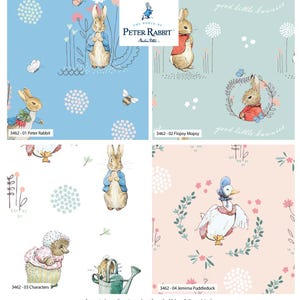 Peter Rabbit and Friends, Classic Characters Fabric Bundles. - Etsy