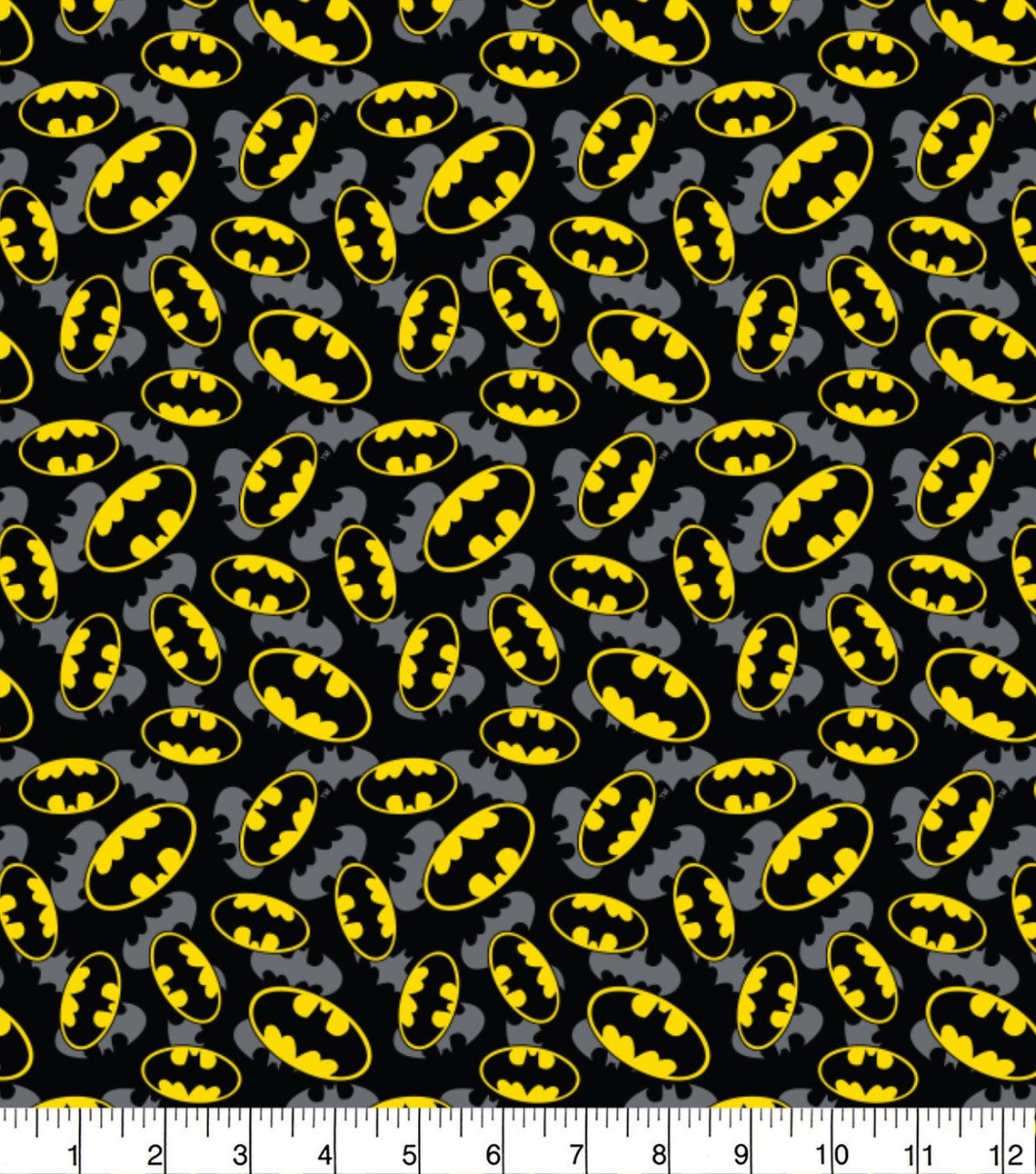 Batman Fabric Various Designs Cut To Size | Etsy