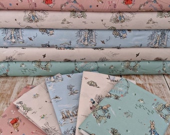 Peter Rabbit Fabric | Etsy UK