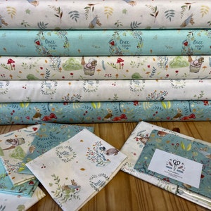 Peter Rabbit Fabric Once Upon A Time Collection ~ Organic Cotton ...