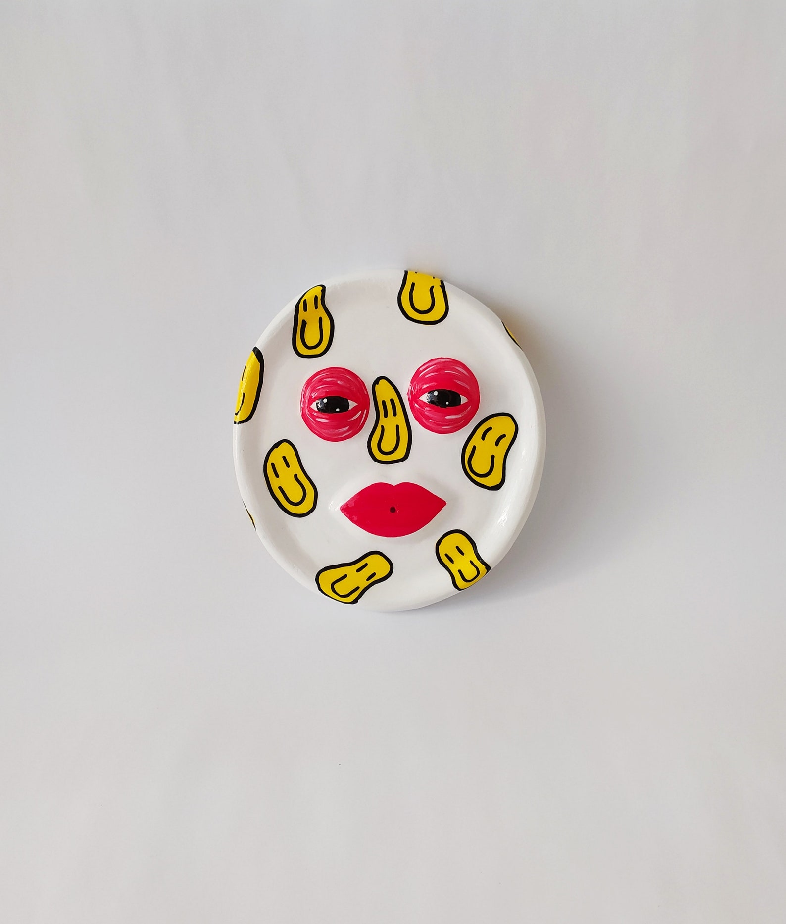 TWO Clay Incense Stick Holders, Colorful Clay Incense Stick Burner ...