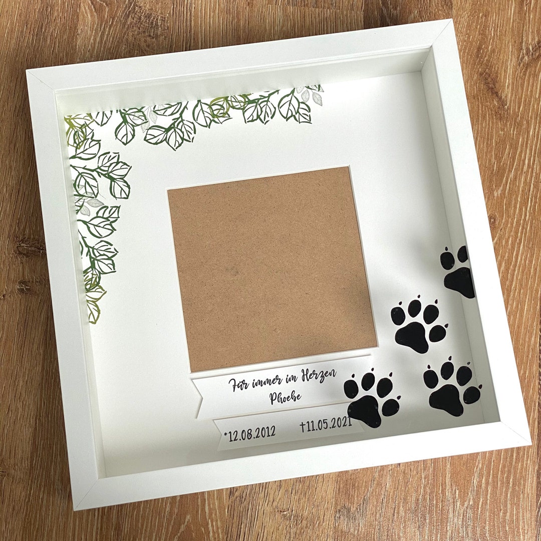 Memorial Frame Pet Shadow Box Dog Cat Best Friend Commemoration ...