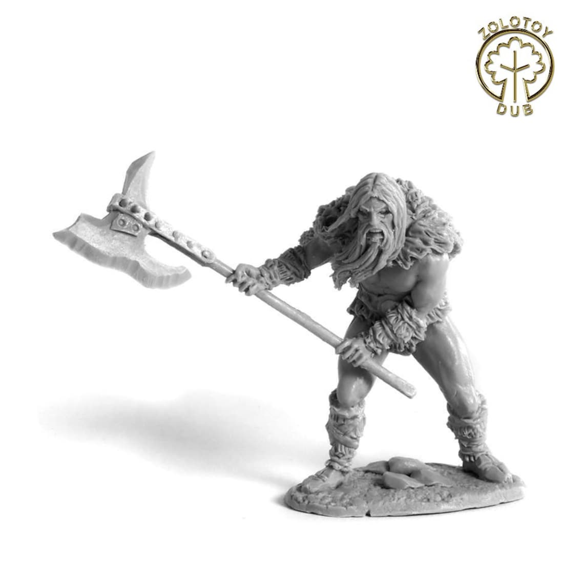 Barbarian miniature. Barbarian mini. Barbarian DND. DND | Etsy