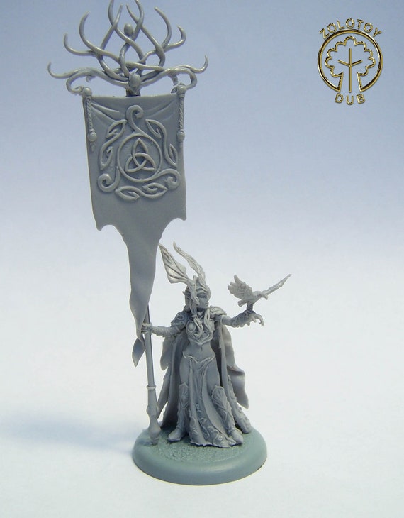 Toys Miniature Toys Elf Female miniature 28 mm female Wood Elf ...