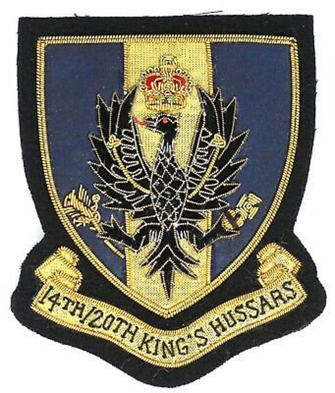 The King Royal Hussars Bullion / Embroidered Blazer Badge - Etsy
