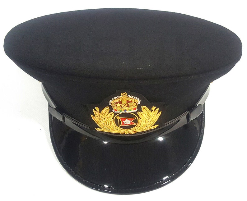 Titanic Black Officer Capt Smith Cap With White Star Line - Etsy Sweden