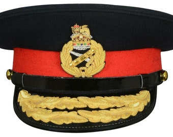 British Army General, Lieutenant General, Major General Peak Cap ...