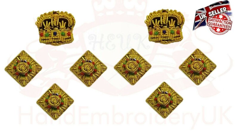 Brigadier Rank, Officer Rank Stars & Crowns, Army, Military, Mess Dress ...