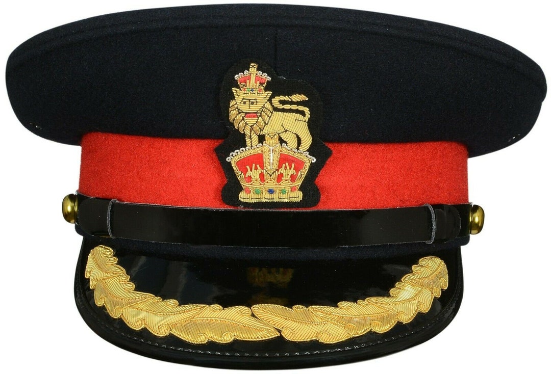 British Army Staff Officer No 1 Service Dress Cap for Brigadier Colonel ...