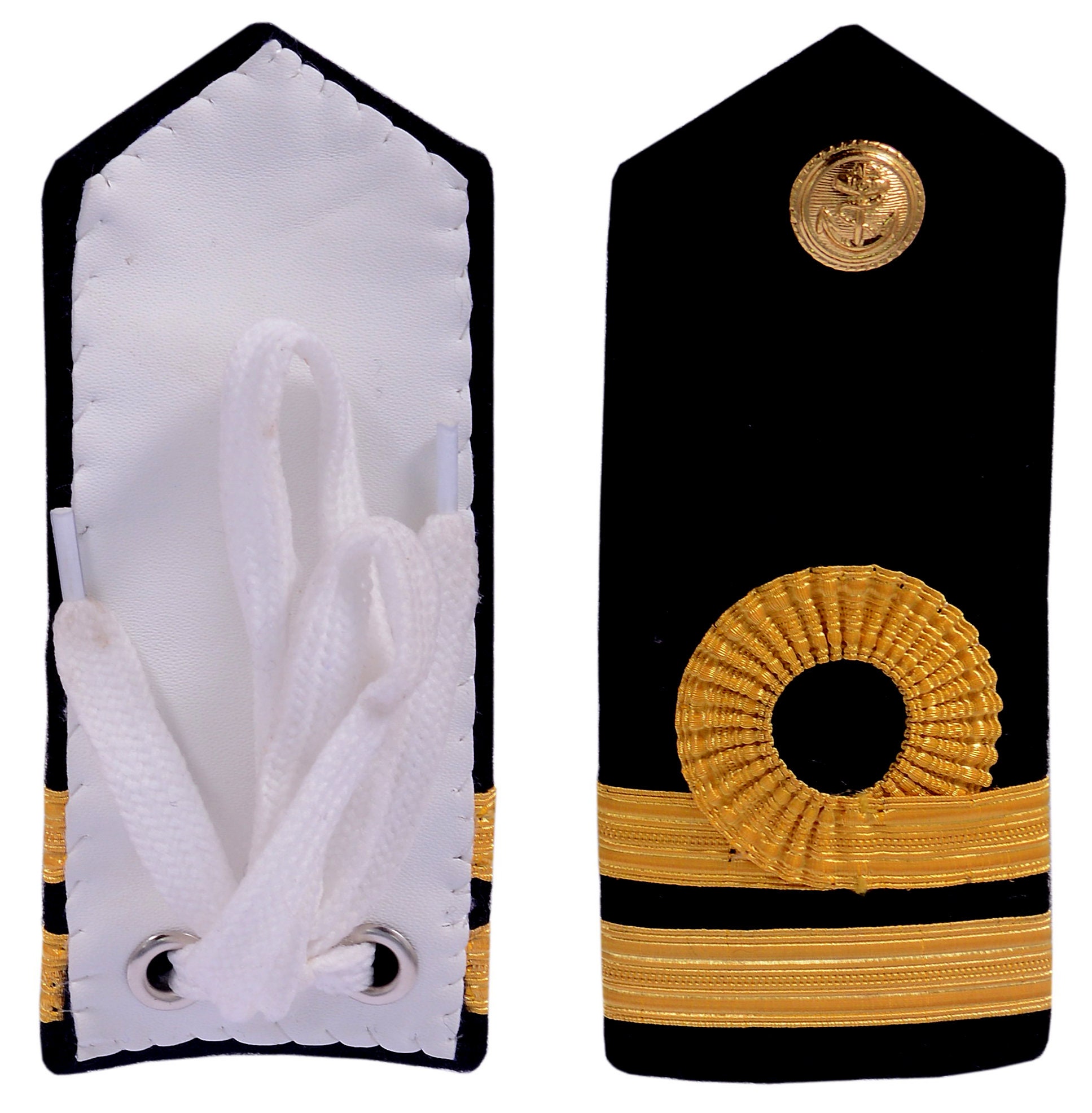 Royal Navy Lt Lieutenant Rank Insignia Shoulder Strap Board Epaulette ...