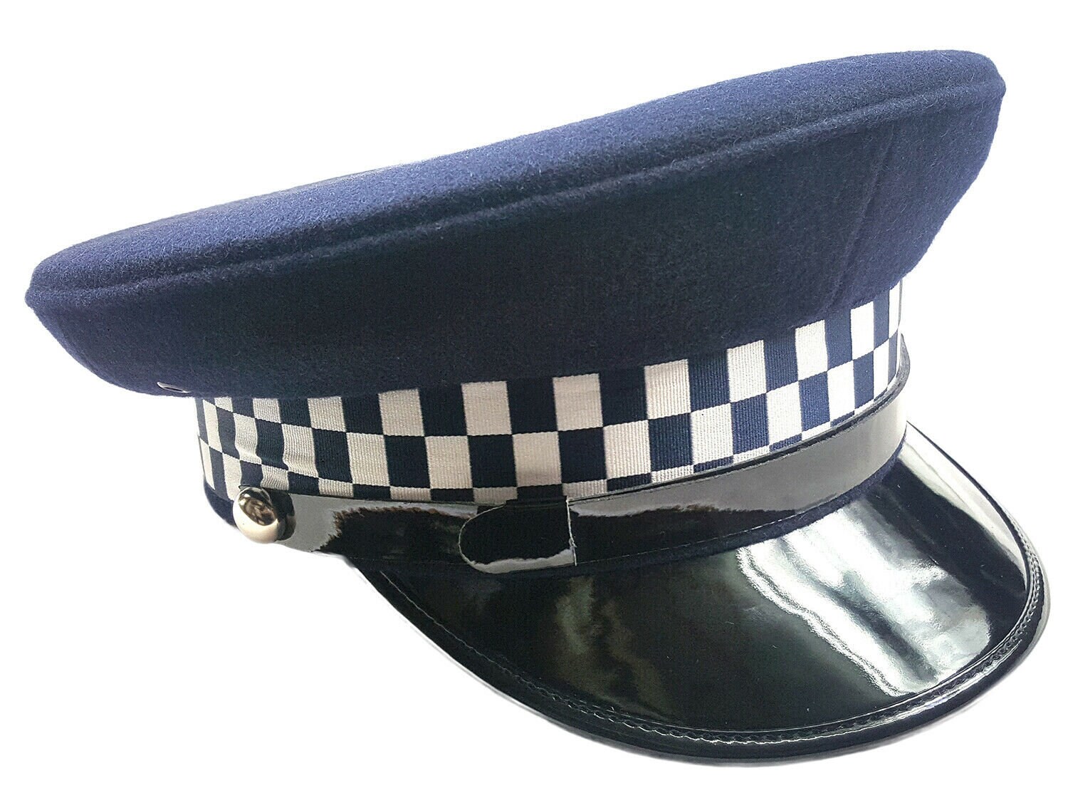 British Police Force Peaked Cap UK Police Patrol Cap | Etsy