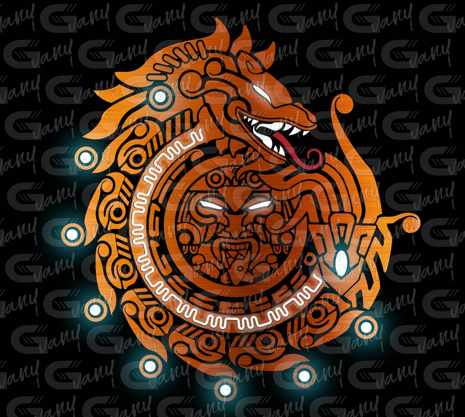 Quetzalcoatl File,svg,eps,ai,png. - Etsy