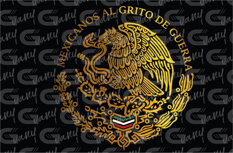 Escudo Mexicano Svg,ai,eps,file .mexican Coat of Arms File. - Etsy