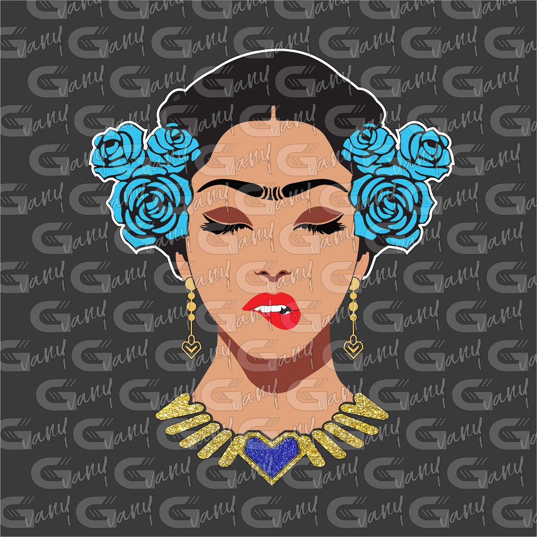 Frida Kahlo Illustration SVG,PDF, Eps - Etsy