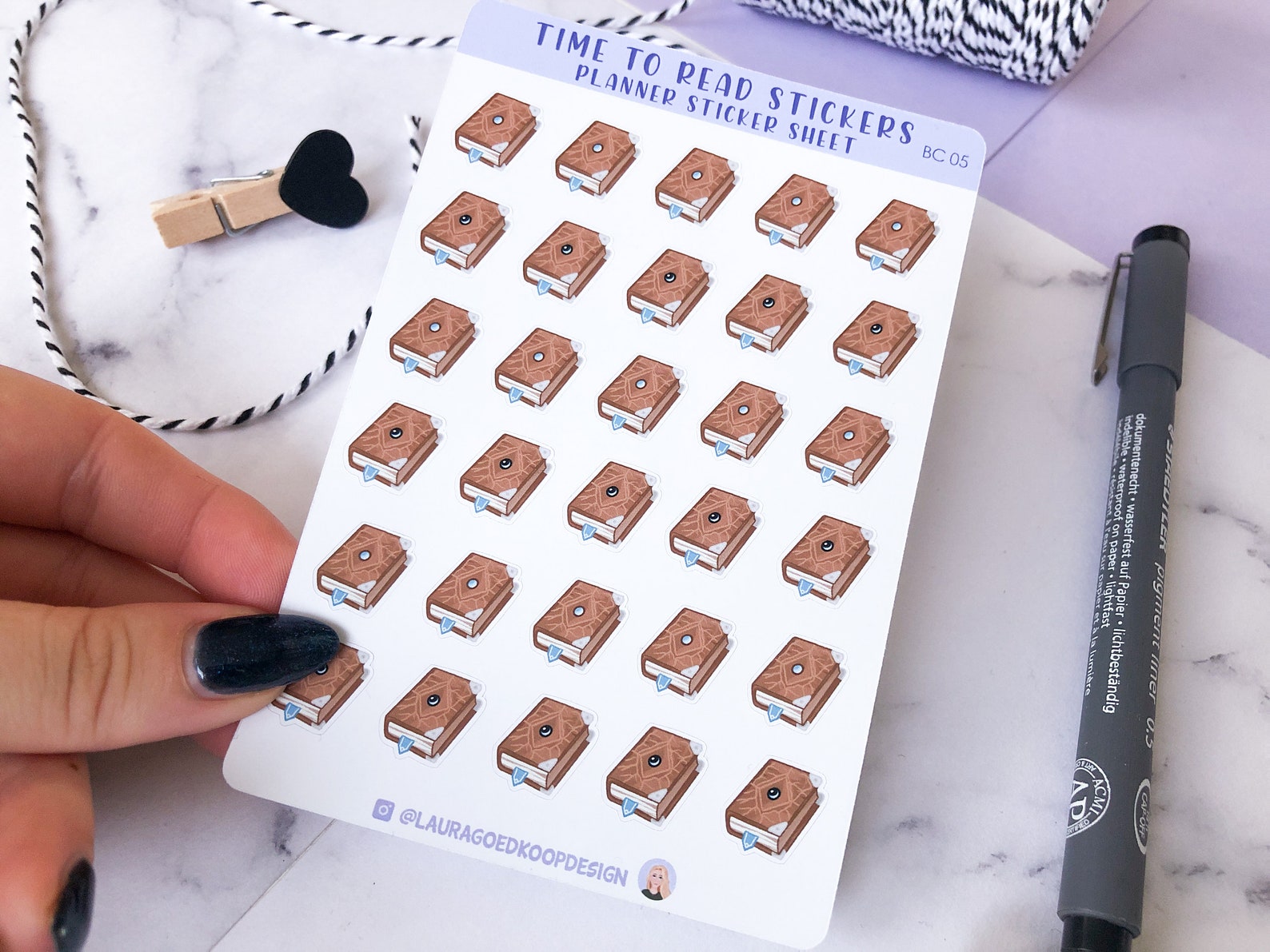 Time to Read Stickers Book Reading reminder planner Happy | Etsy