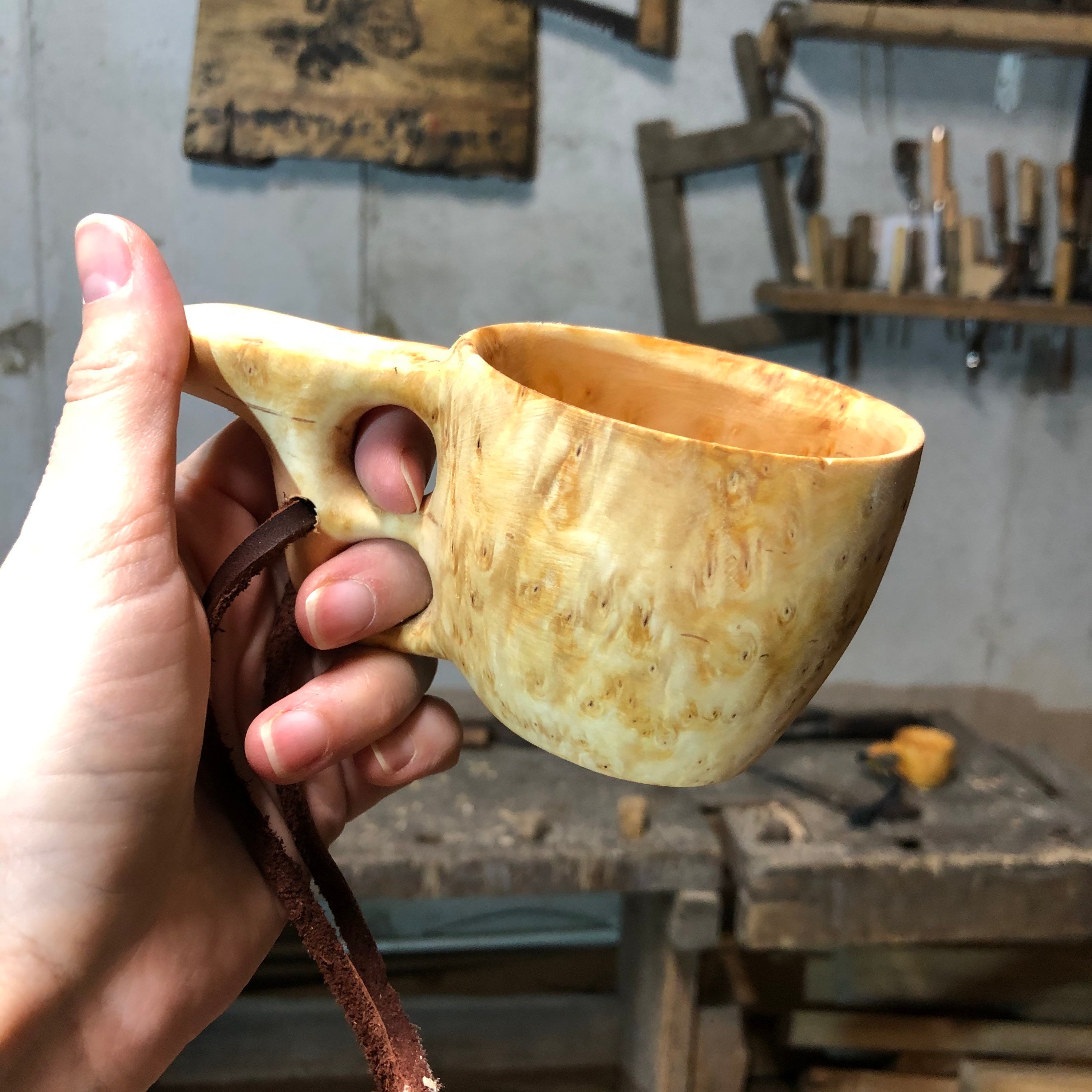 Traditional Wooden kuksa mug 150 ml Woodcarving Bushcraft | Etsy