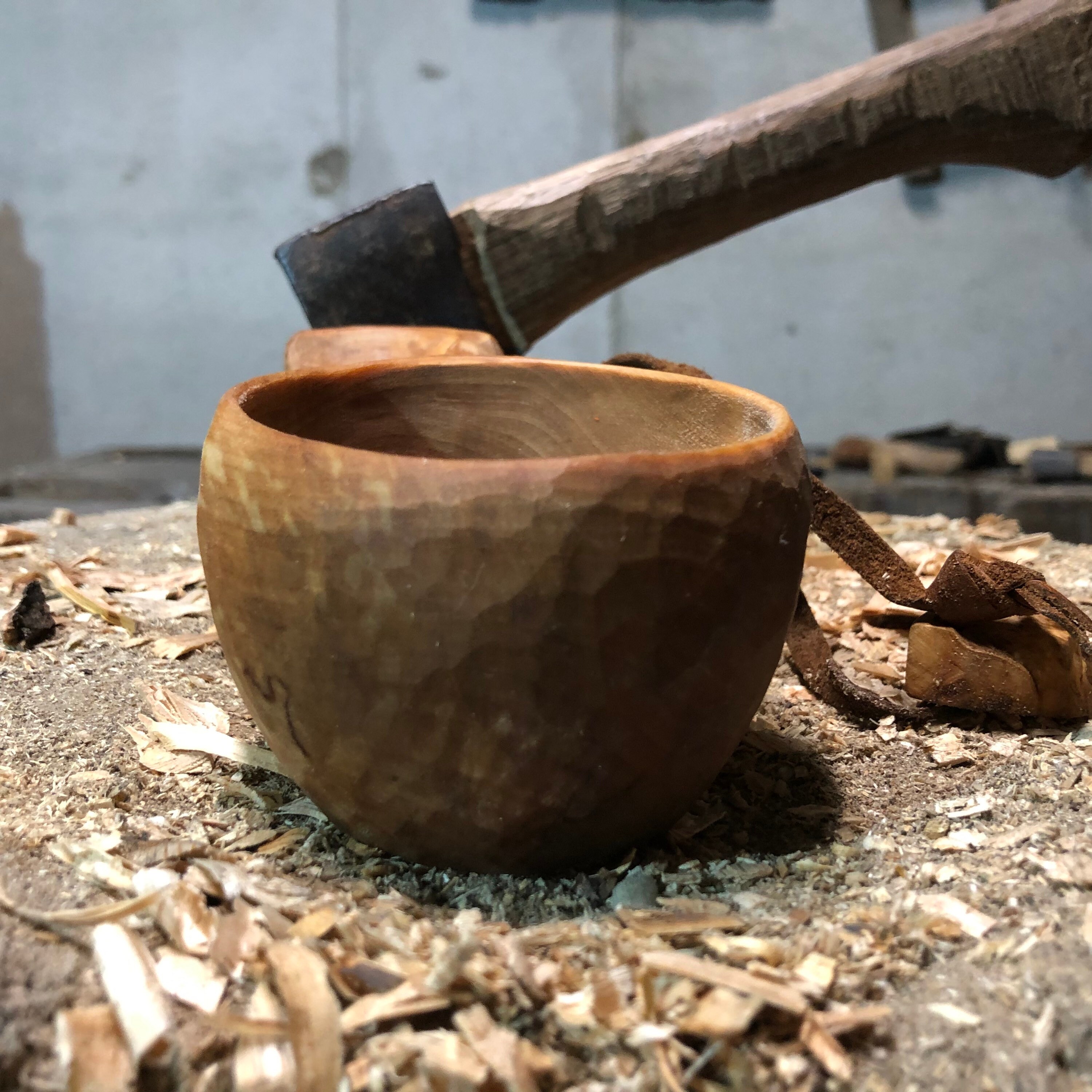Bushcraft wooden kuksa 200 ml Camping mug hand carved cup | Etsy