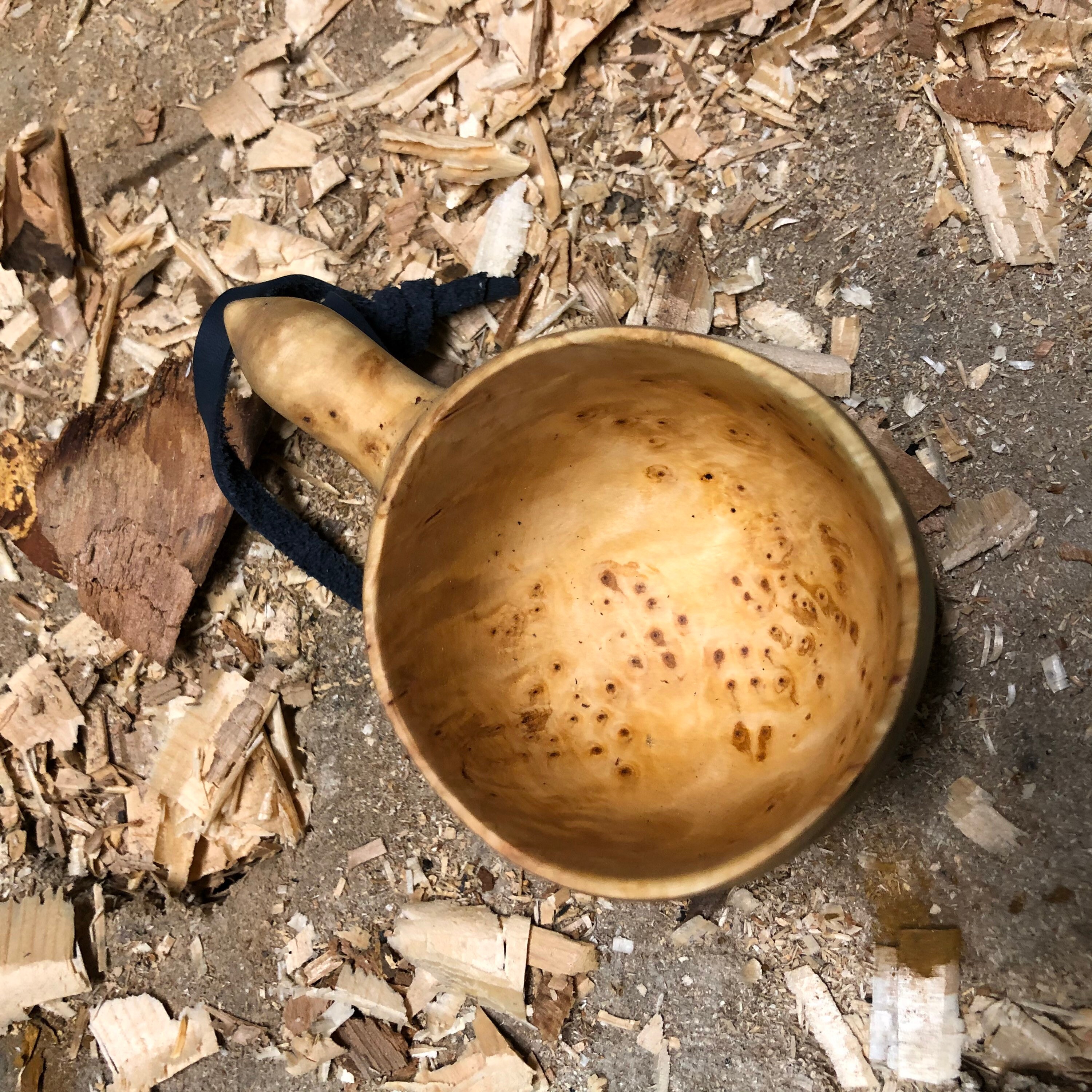 Kuksa bowl from Birch burl Nothern style Saami guksi Bushcraft | Etsy