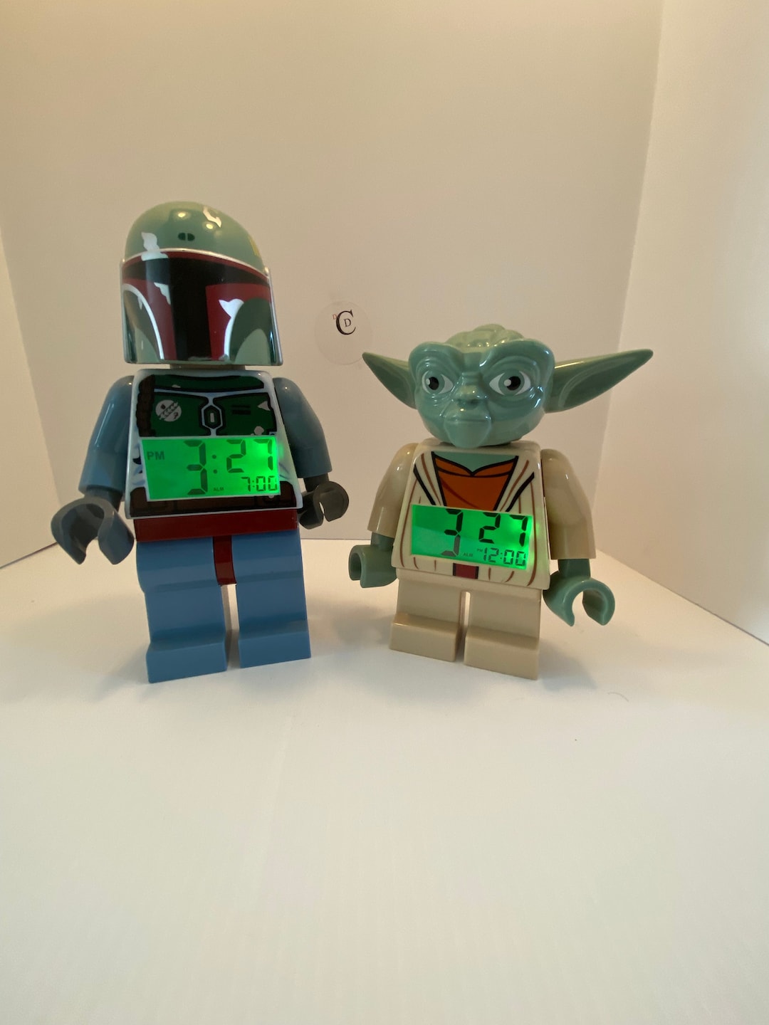 19. Lego Yoda and Boba Fett Alarm Clocks - Etsy