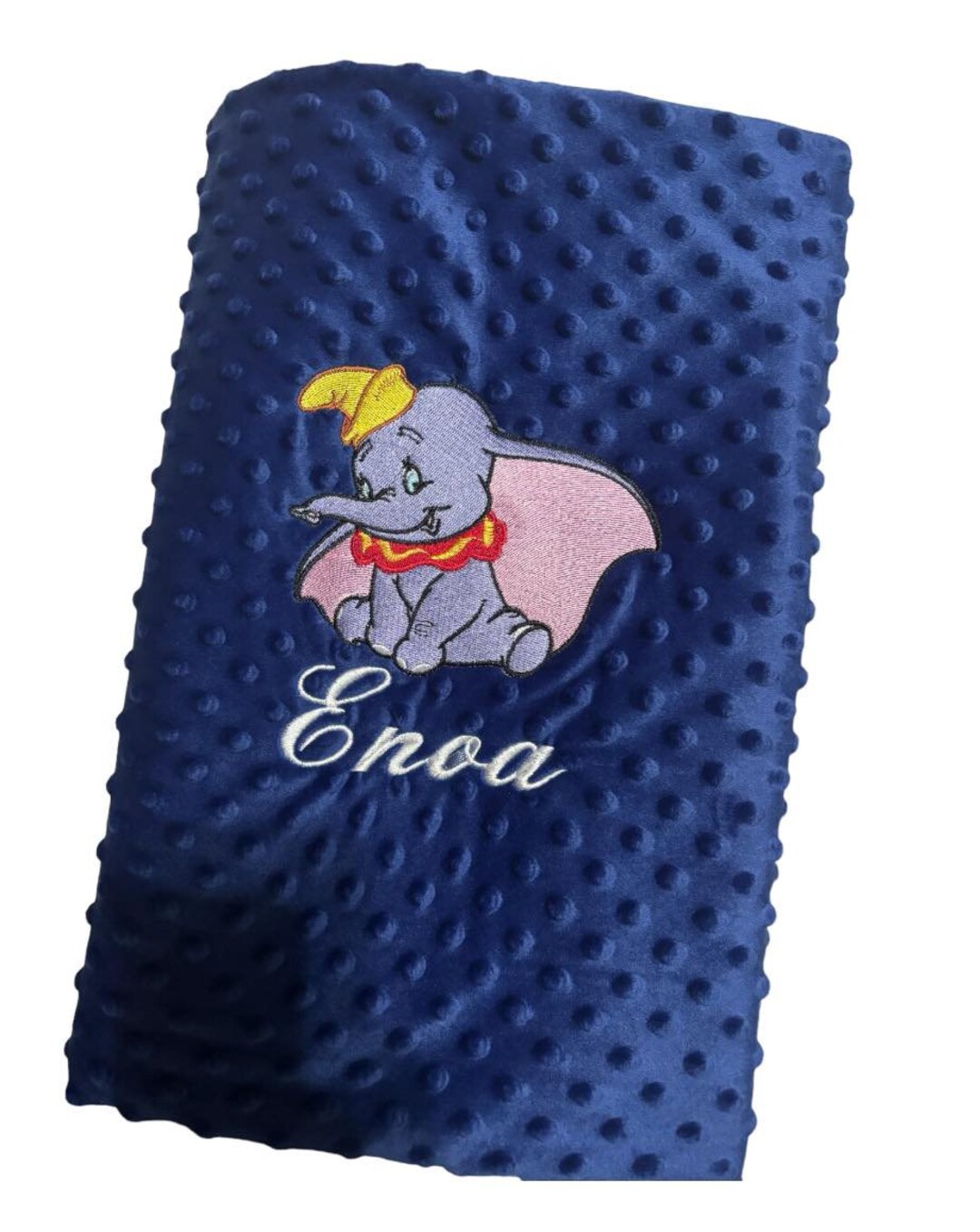 Personalized Embroidered Blanket Dumbo Pattern Baby Birth Gift Idea ...