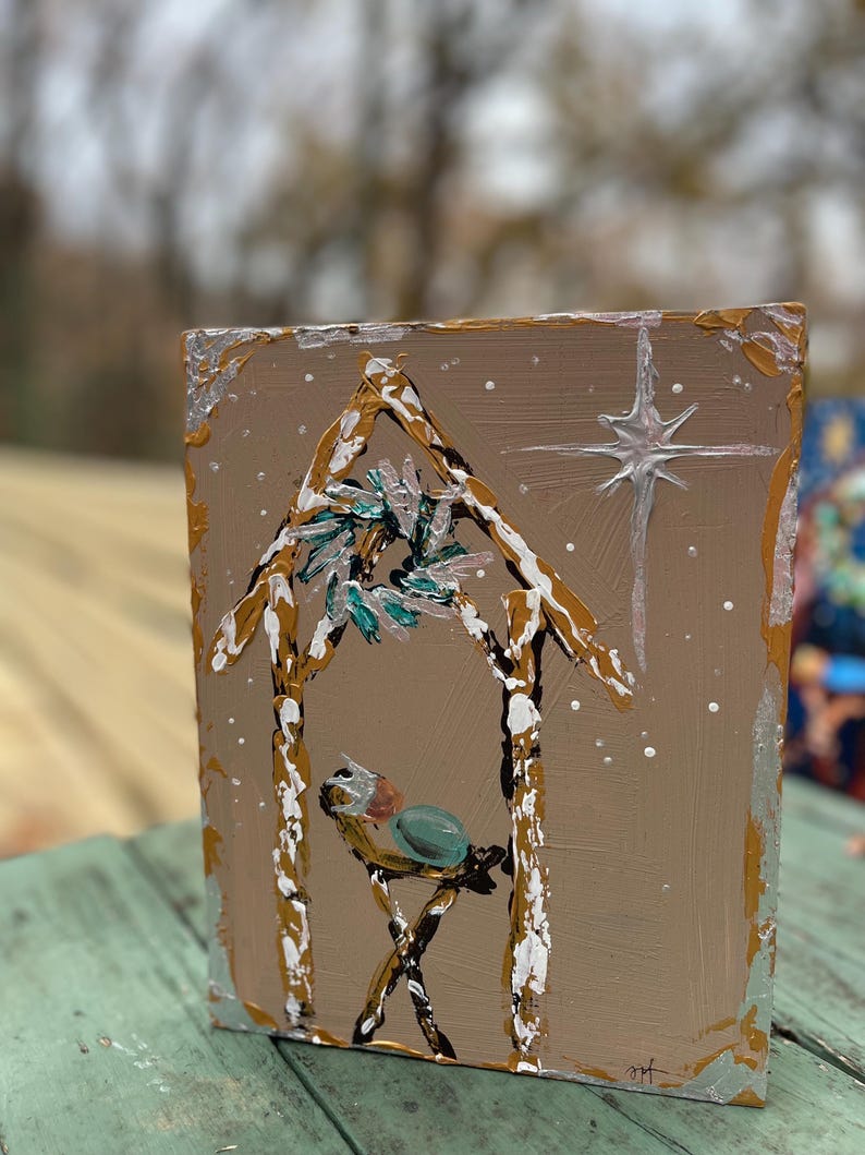 Recycled Wood Rustic Nativity - Etsy