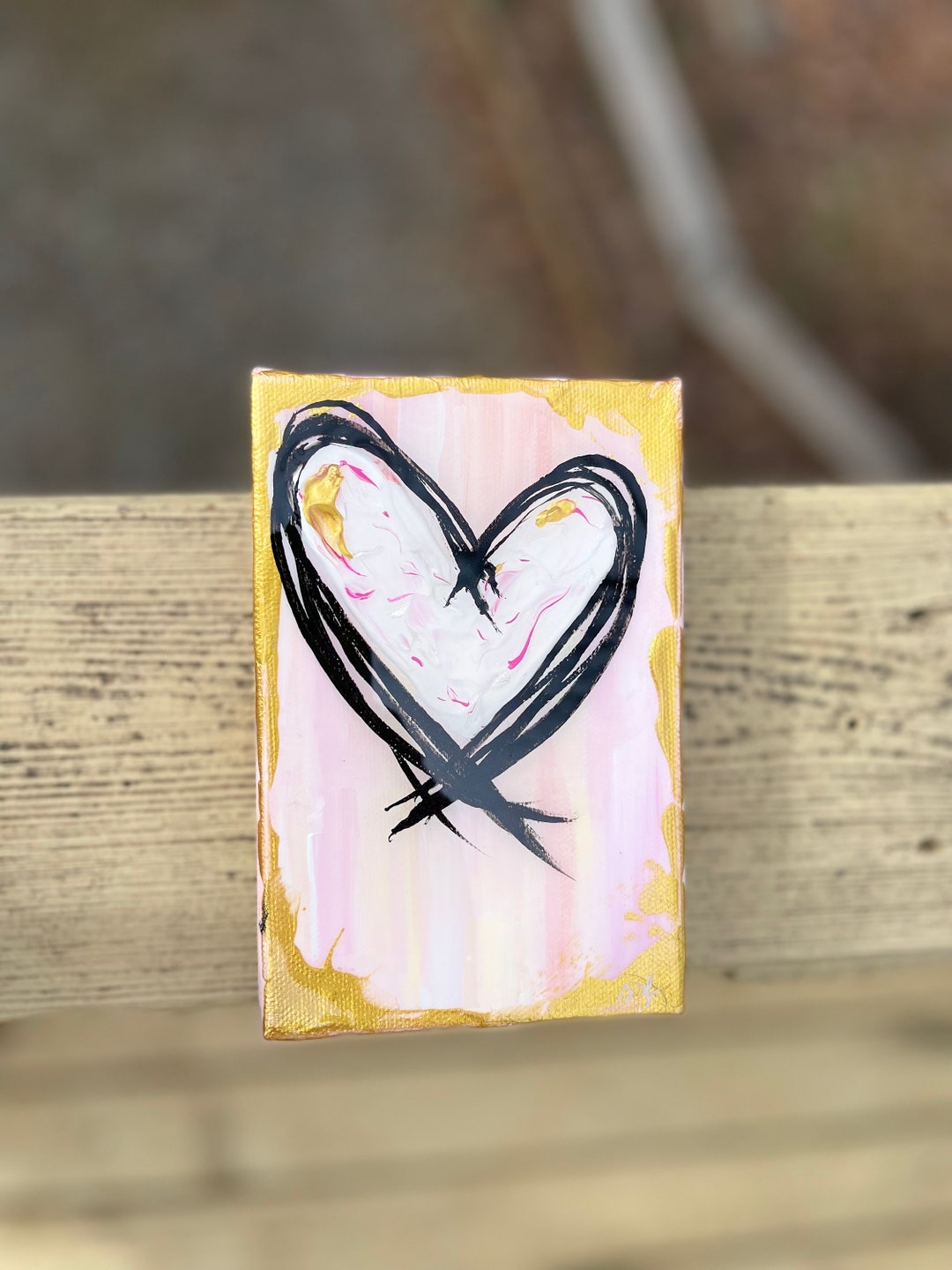 Pink Pastel Sweet Heart - Etsy