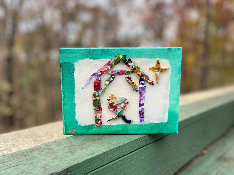 Mixed Media Manger With Epoxy - Etsy