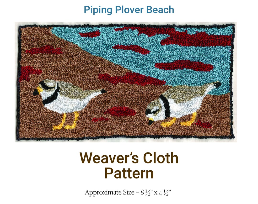 Punchneedle Pattern - Piping Plover Pair - Etsy