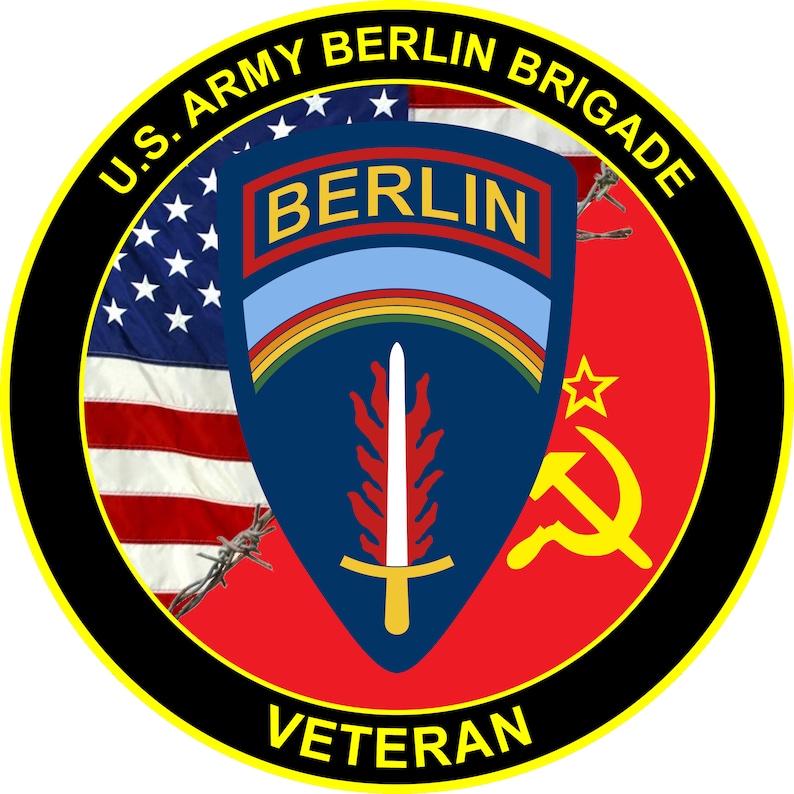U.S. Army Berlin Brigade 3 latex printed vinyl sticker | Etsy