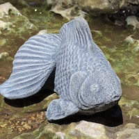 Swimming Fish Statue Detailed Fish Realistic Fish Sculpture Wild ...
