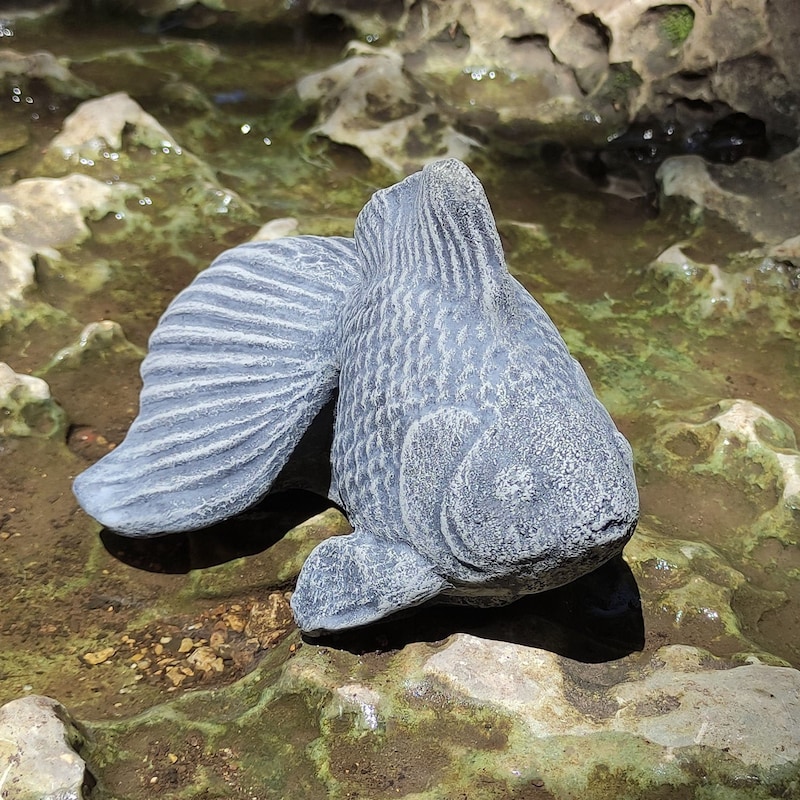 Concrete Garden Koi Fish - Etsy