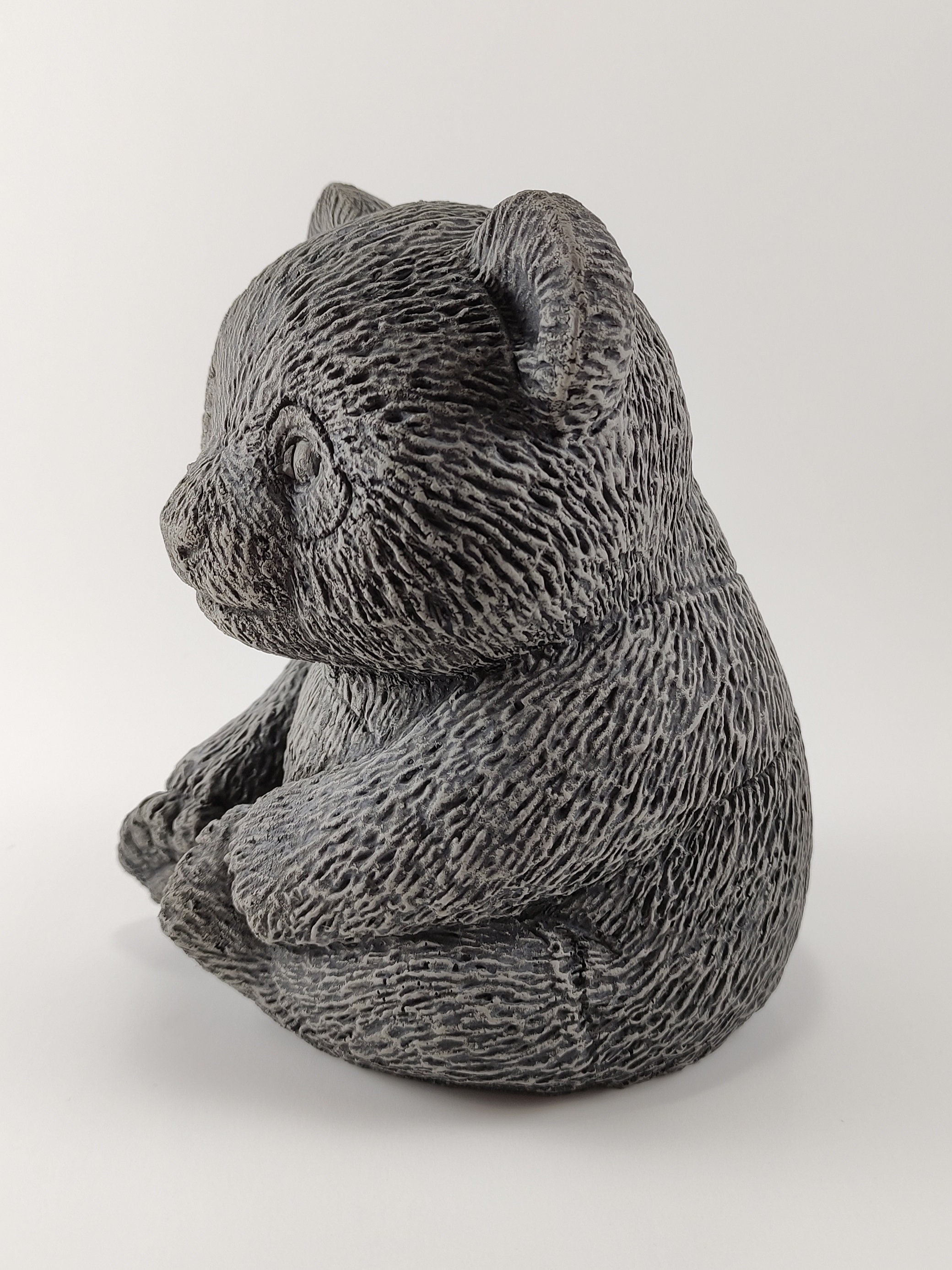 Bear Cub Concrete Statue Home and Garden Lawn Patio Décor | Etsy