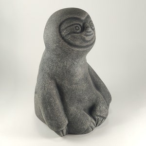 Cute Lazy Sloth Statue - Home or Office Decor, Light Cement Statue ...