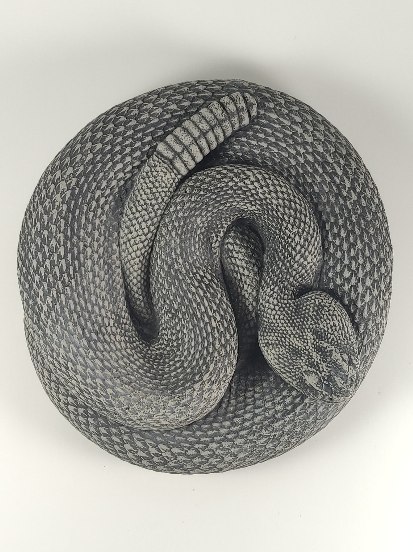 Rattlesnake Concrete Statue Home or Garden Decor, Cement Statue, Lawn ...
