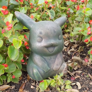 Pokémon Pikachu Concrete Statue - Home or Garden - Décor - Cement ...