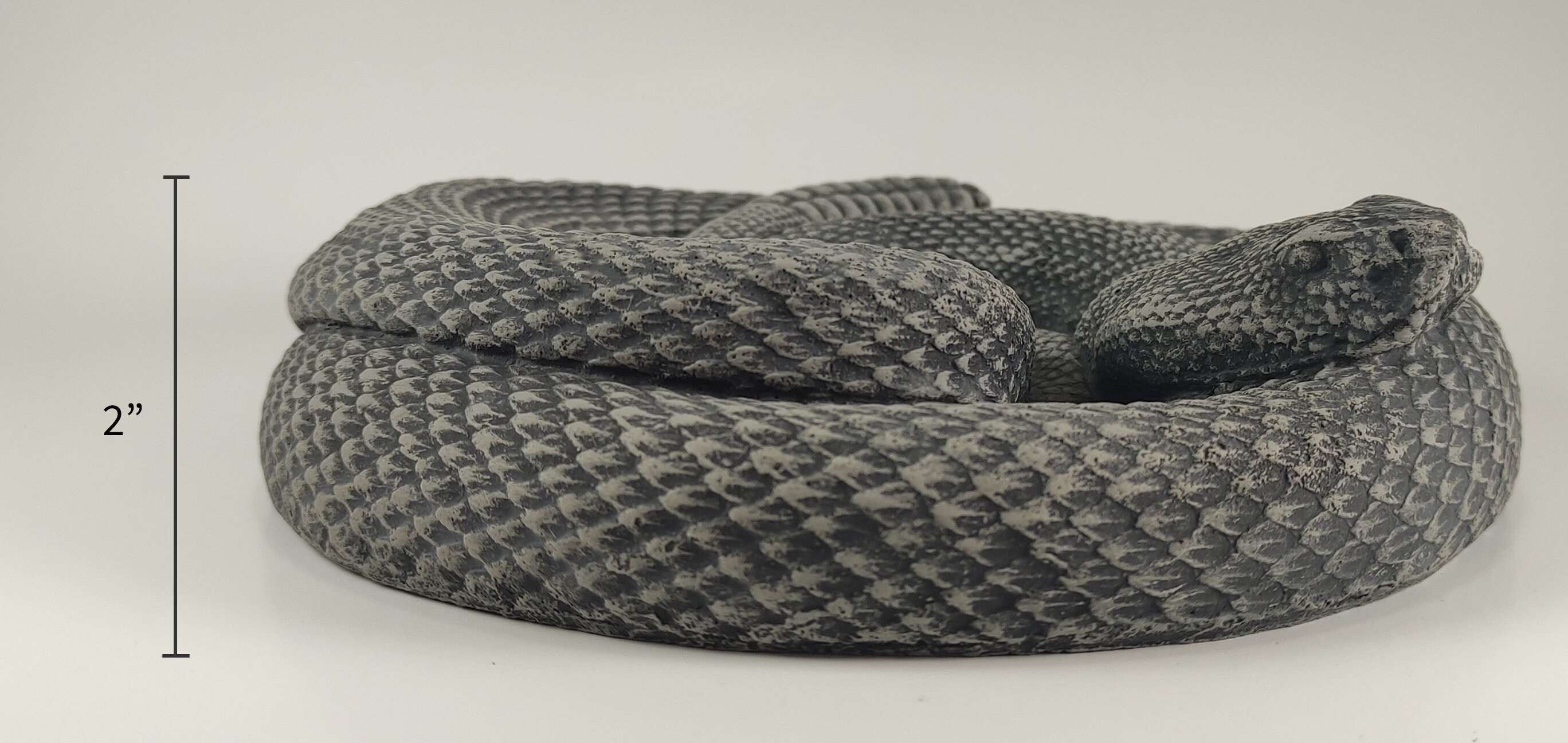 Rattlesnake Concrete Statue Home or Garden Decor Cement - Etsy
