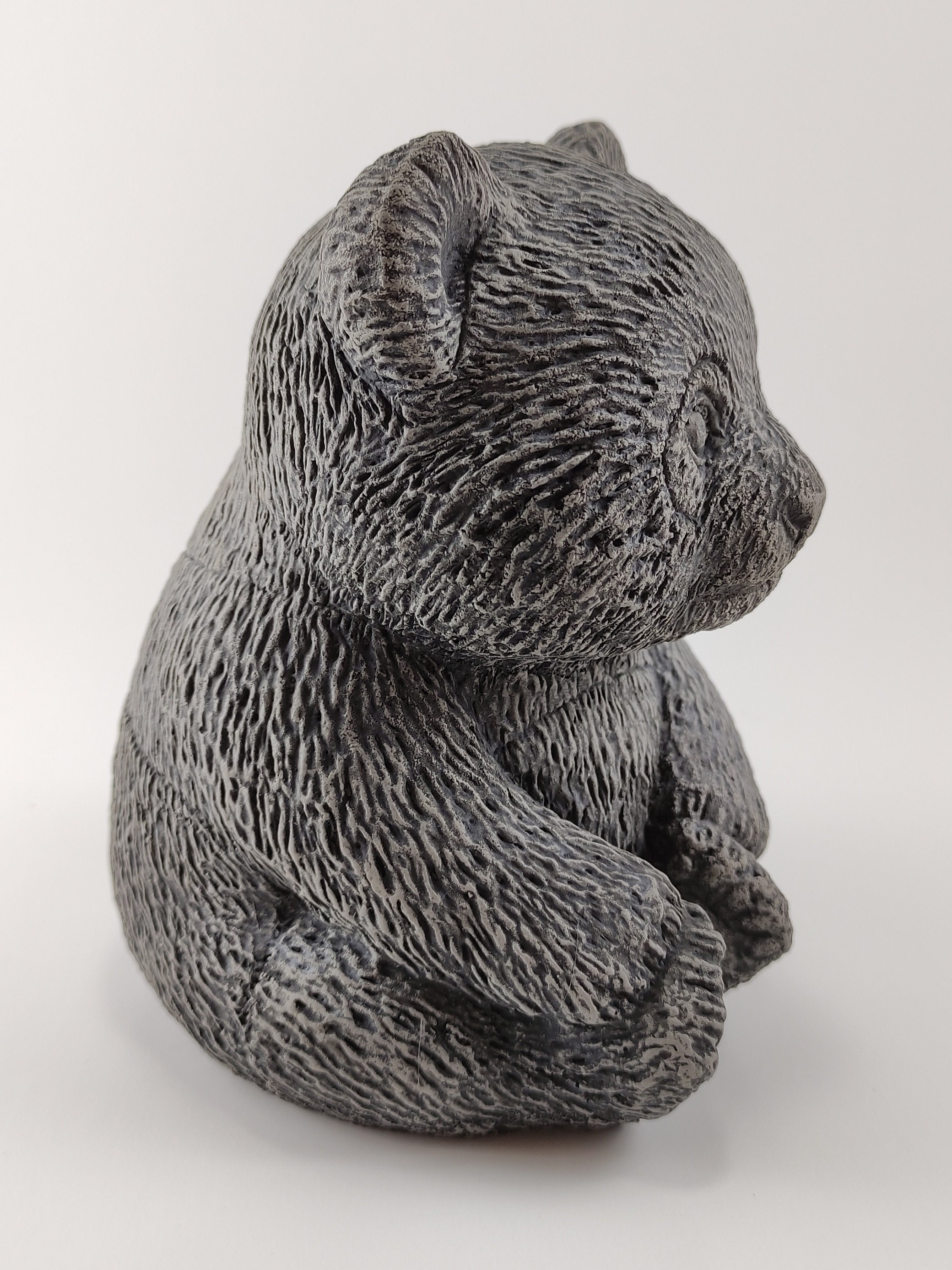 Bear Cub Concrete Statue Home and Garden Lawn Patio Décor | Etsy