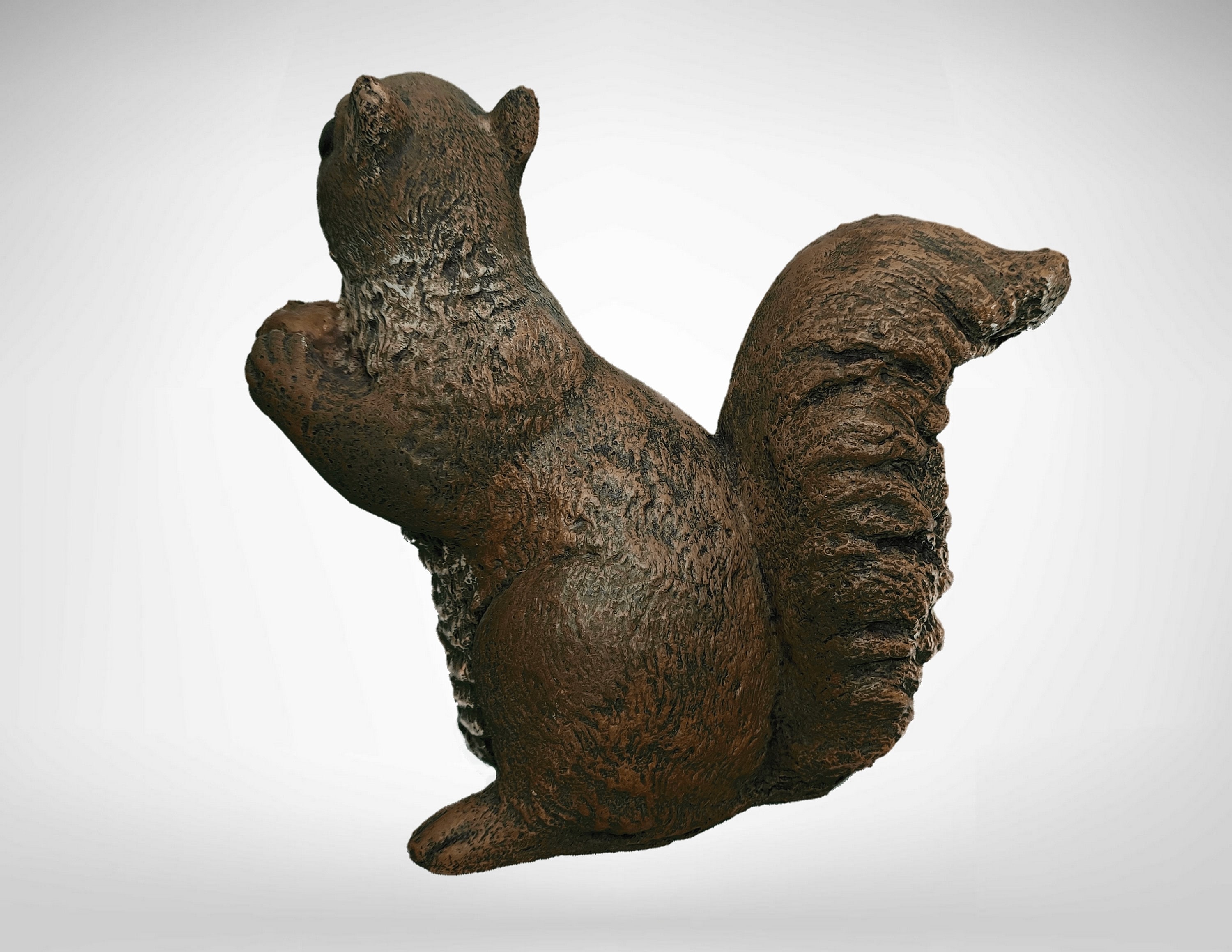 Squirrel Concrete Statue Home and Garden Lawn Patio Décor | Etsy