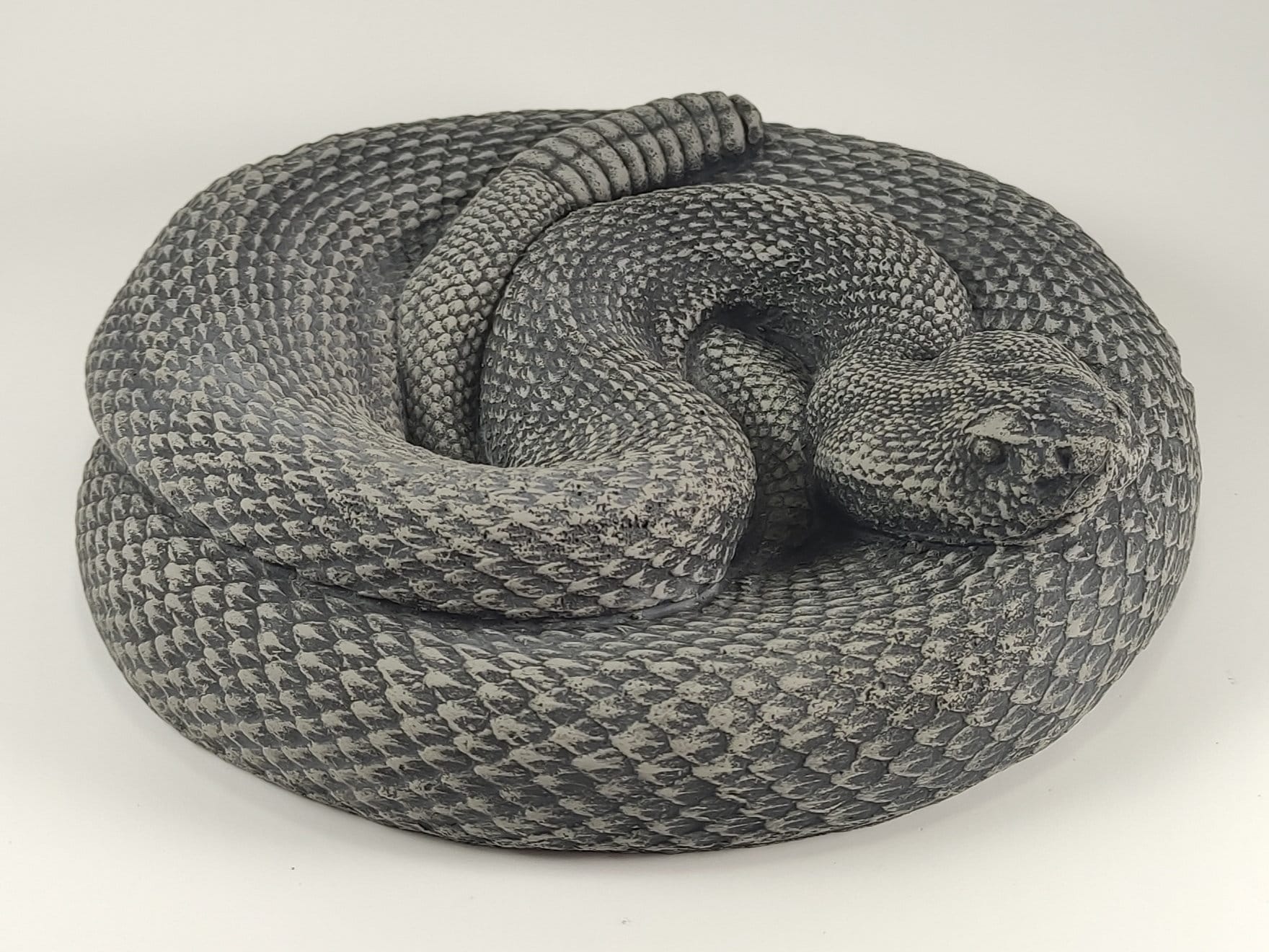 Rattlesnake Concrete Statue Home or Garden Decor Cement - Etsy